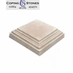 Fluted Flat Top Pier Cap (L) 260mm x (W) 260mm x (H) 100mm (1 x 1 BRICK ...