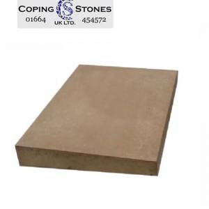 Once Weathered Coping (L) 600mm x (W) 500mm x (H) 75-50mm | Coping ...